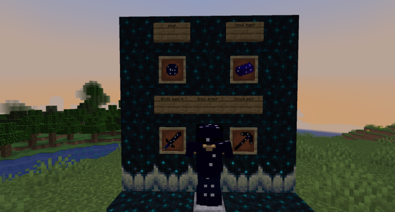 Sculk Armor and Weapons | MCreator